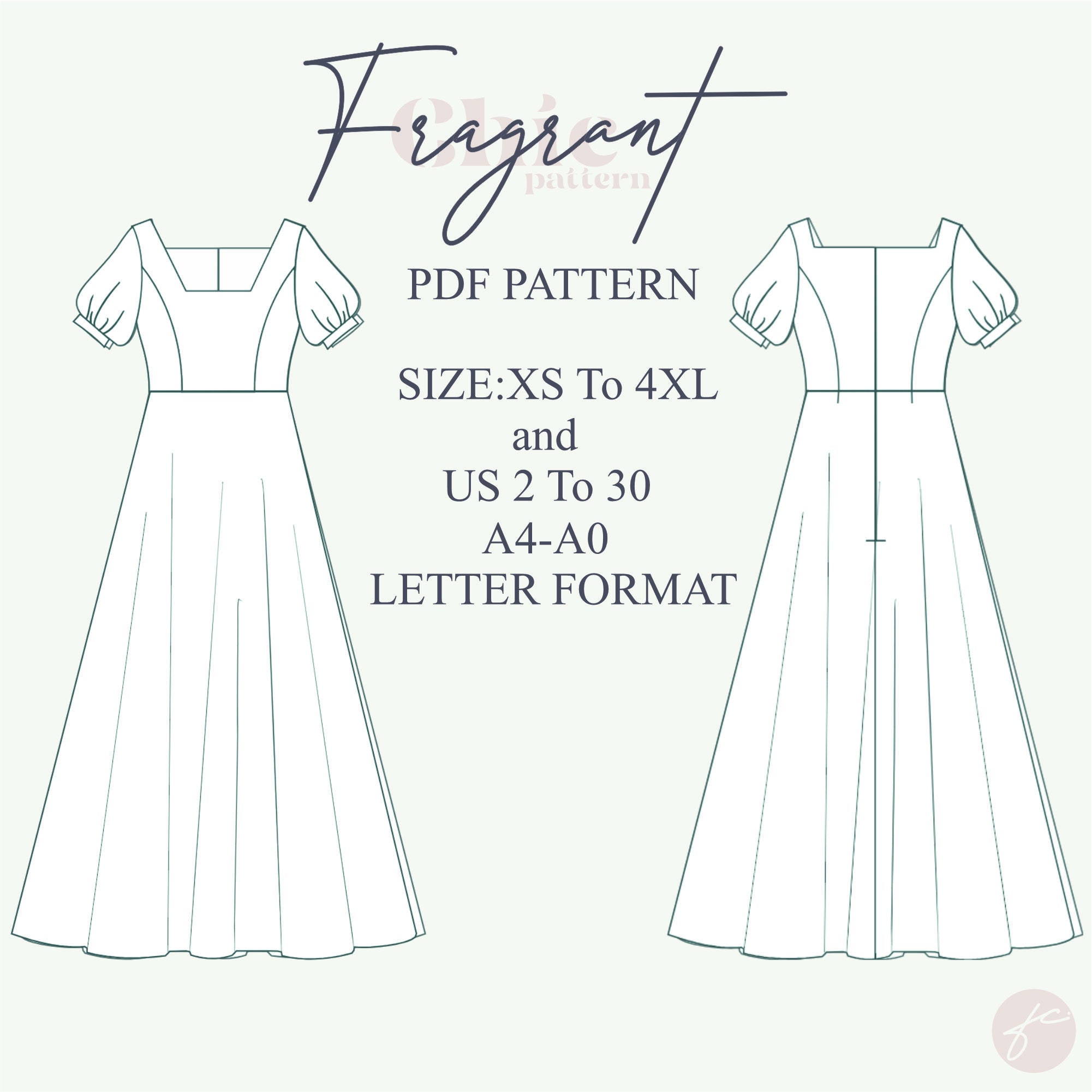 Fairy Cottagecore Dress Pattern,wedding Guest Dress,fairycore,flying ...