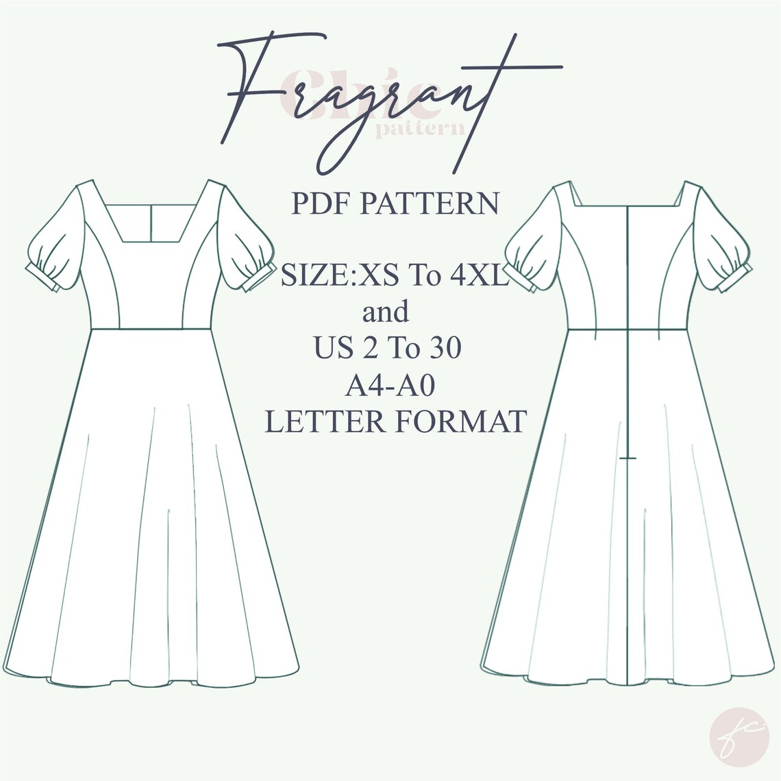 Fairycore Dress Pattern,flying Dress,milkmaid Dress,wedding Guest Dress ...