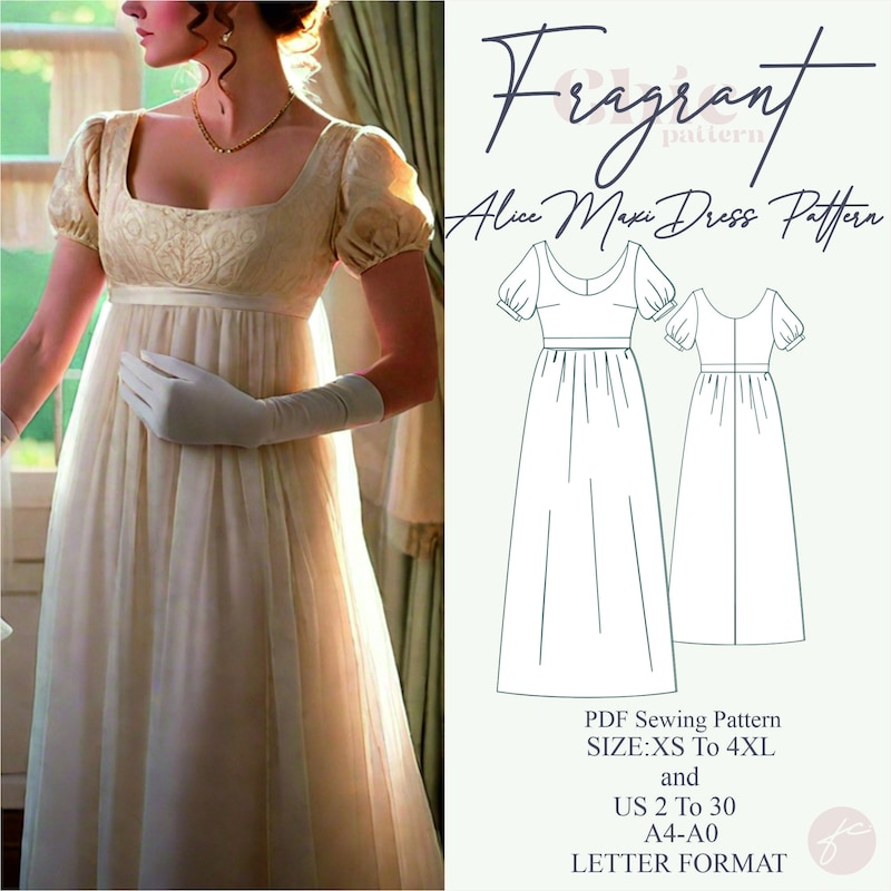 Regency Dress Pattern for Kids - Etsy