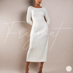Bodycon Dress Sewing Pattern, Maxi Dress Sewing Pattern, Women Dress ...