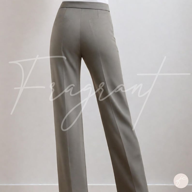 Straight Leg Pants Sewing Pattern | Trousers Sewing Pattern | Pants ...