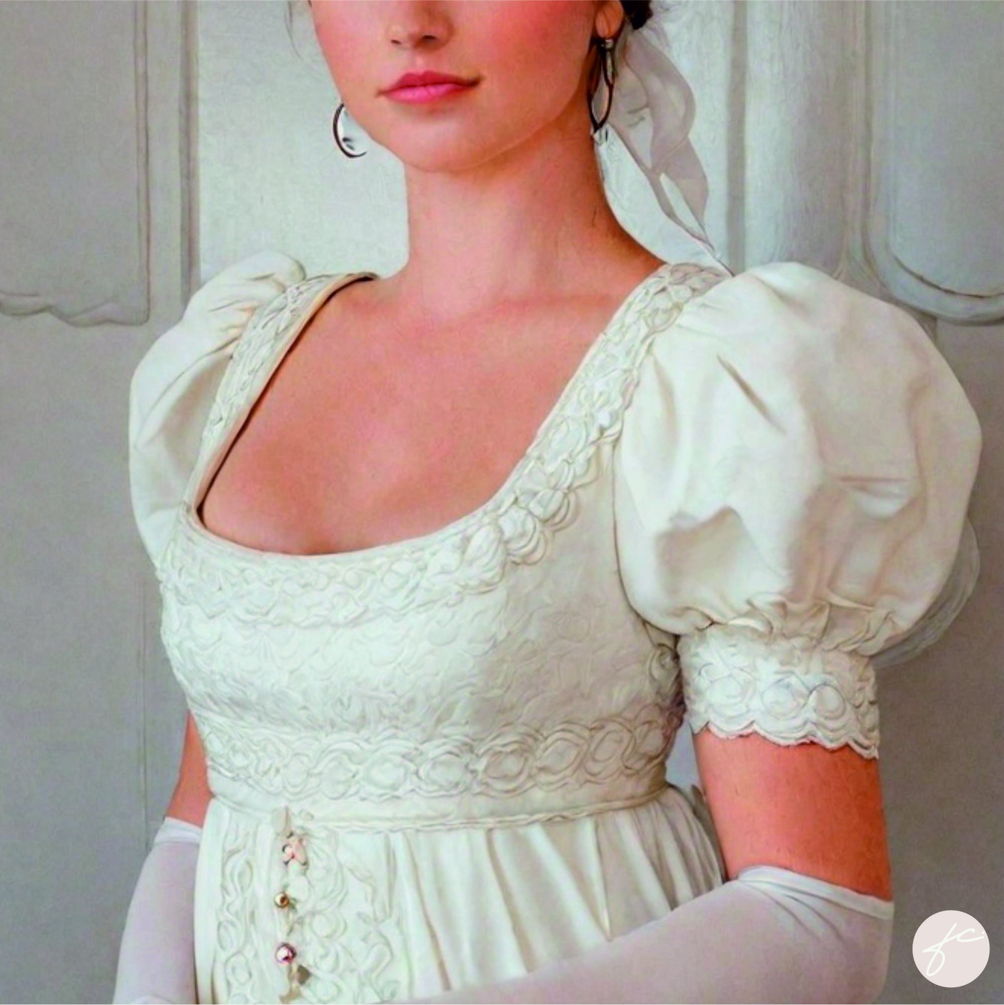Empire Waist Regency Dress Pattern , Renaissance Cosplay Costume , PDF ...