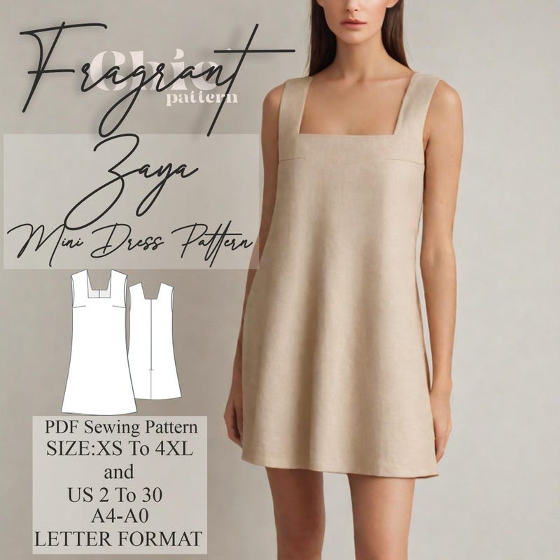 Square Neck Pattern - Etsy