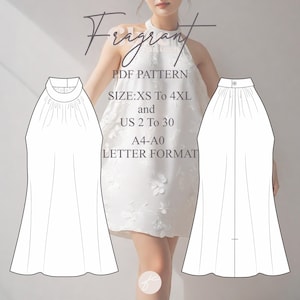 Halter Neck Mini Dress Pattern,summer Bridal Gown,evening Prom Dress ...