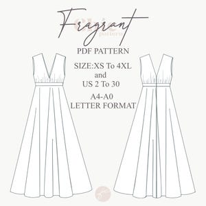 Deep V Neck Greek Fantasy Dress Sewing Pattern,greek Style Chemise ...
