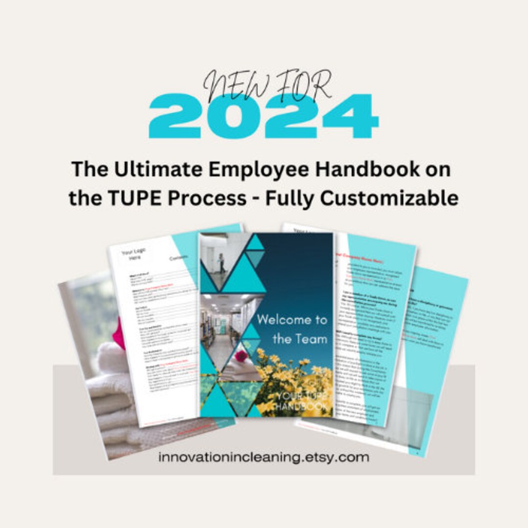 TUPE Employee Handbook | Fully Editable Document | TUPE Transfer ...