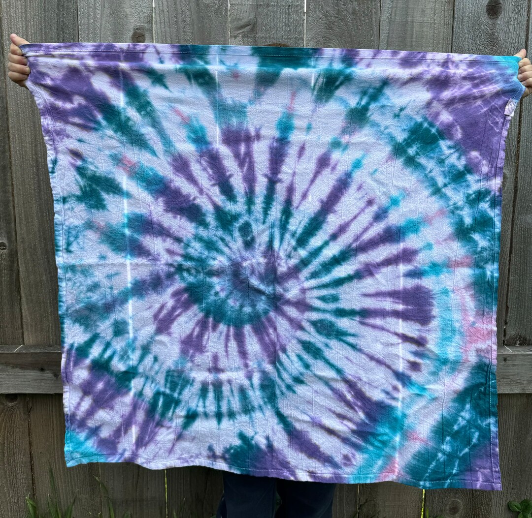 Tie-dye Tea Towel, Flour Sac Towel, Tye Dye Towel - Etsy