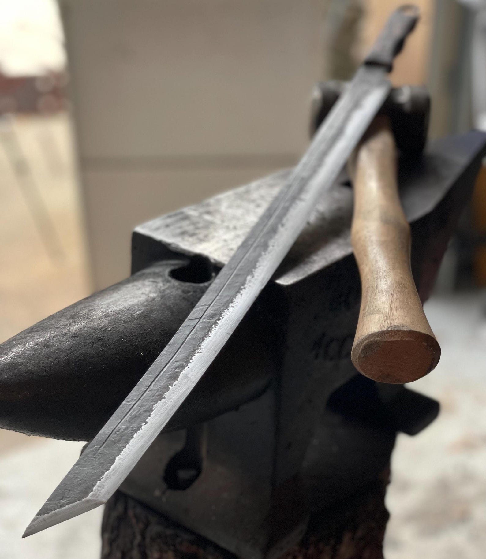 Handforged Rustic Katana Sword - Etsy