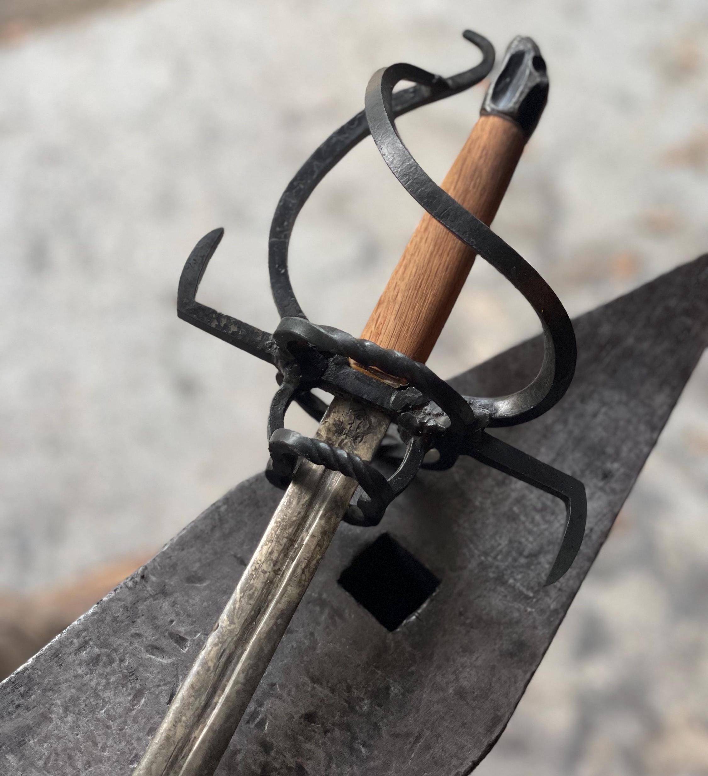 Hand Forged Wolf Skull Rapier Sword - Etsy