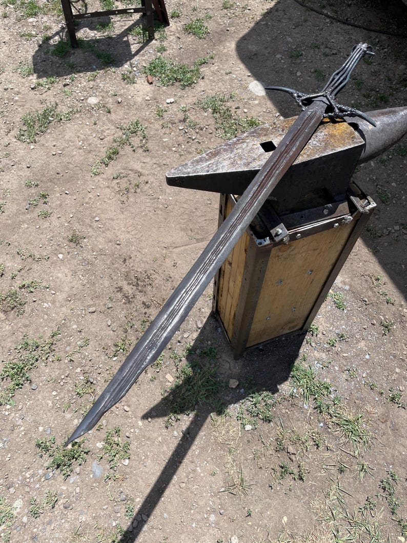 Hand Forged All Steel Sword - Etsy