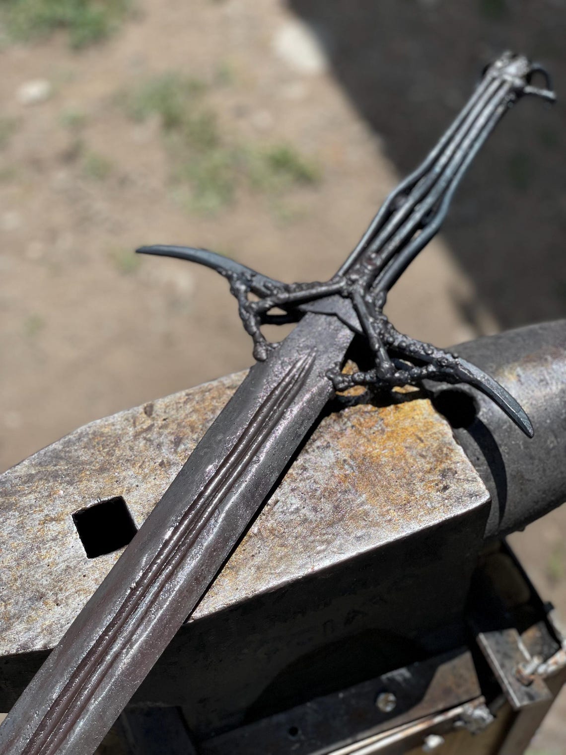 Hand Forged All Steel Sword - Etsy
