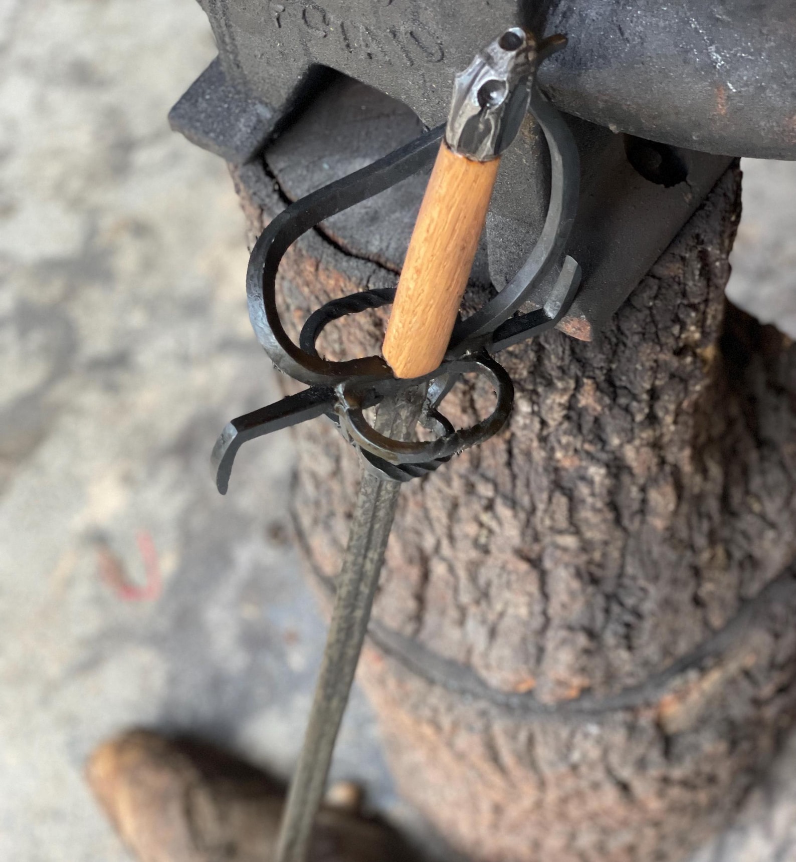 Hand Forged Wolf Skull Rapier Sword - Etsy