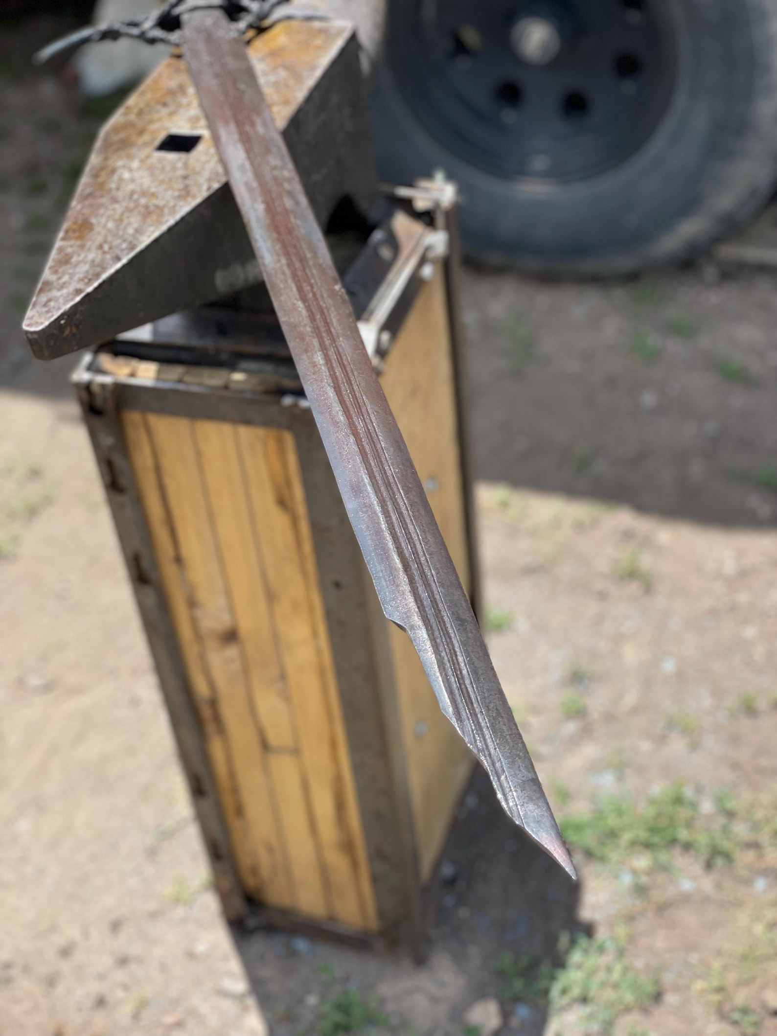 Hand Forged All Steel Sword - Etsy