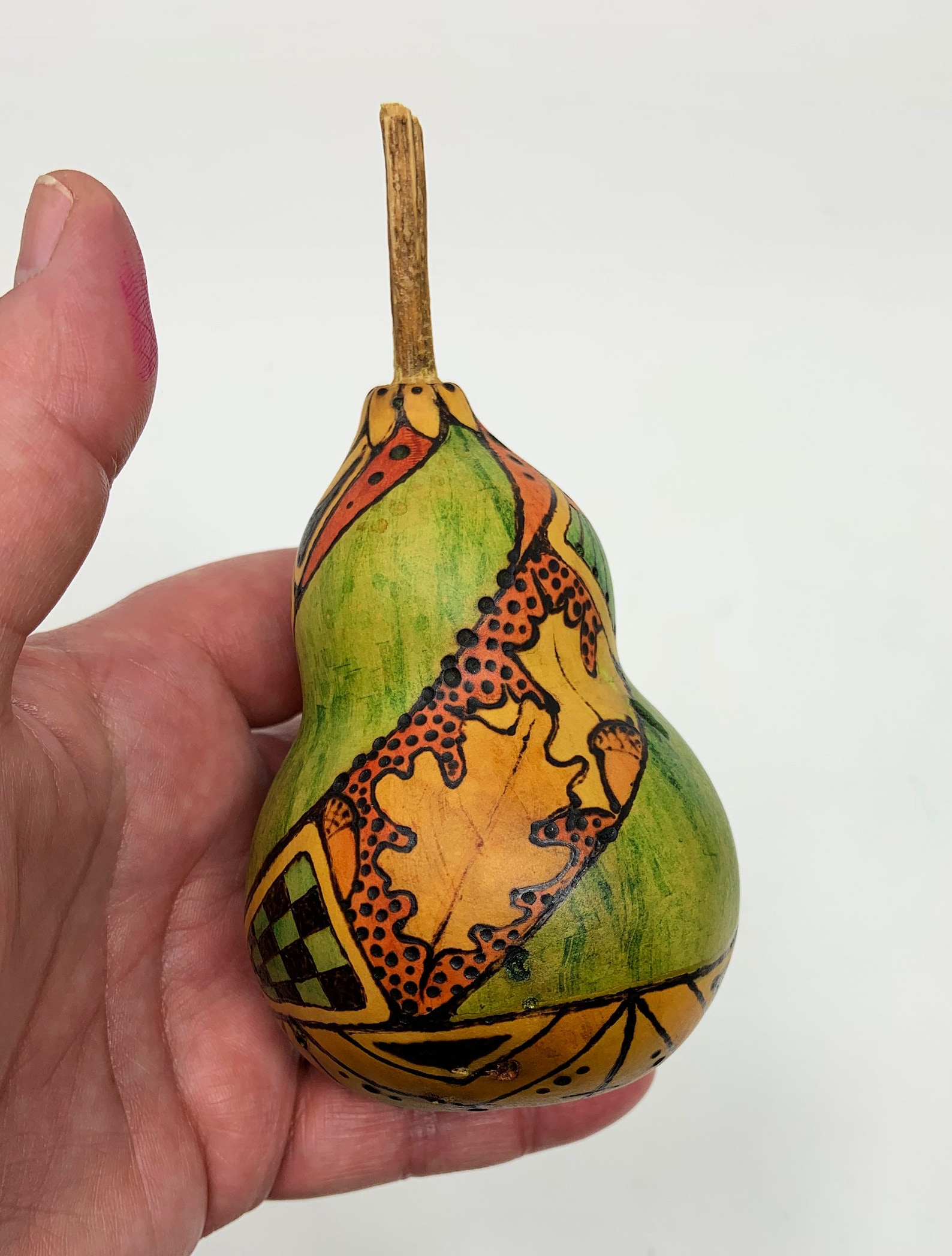 Pyrography Gourd Decorative Ornament Gourd Art Fall Leaves | Etsy