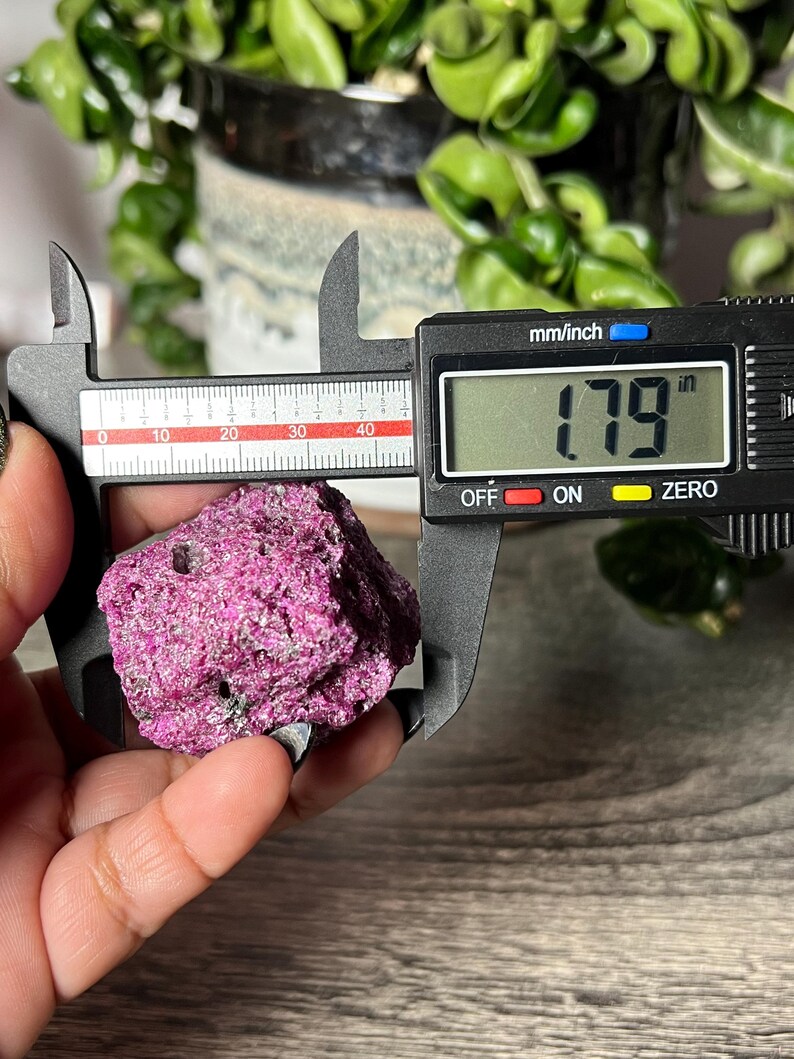 Small Handmade Honeycomb Ruby Freeform, Gift for Her, Unique Gift, One ...