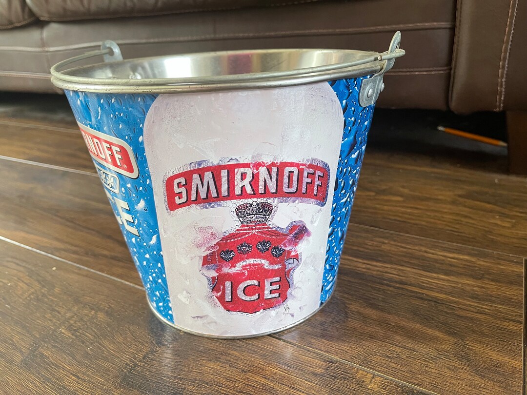 Vintage/retro 2003 Smirnoff Ice Bucket Red/white/blue - Etsy