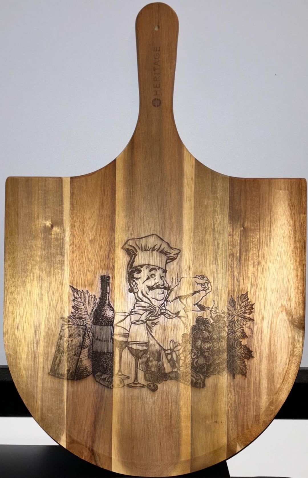 Personalized Pizza Peel | Laser Engraved | Acacia | Italian | Custom ...