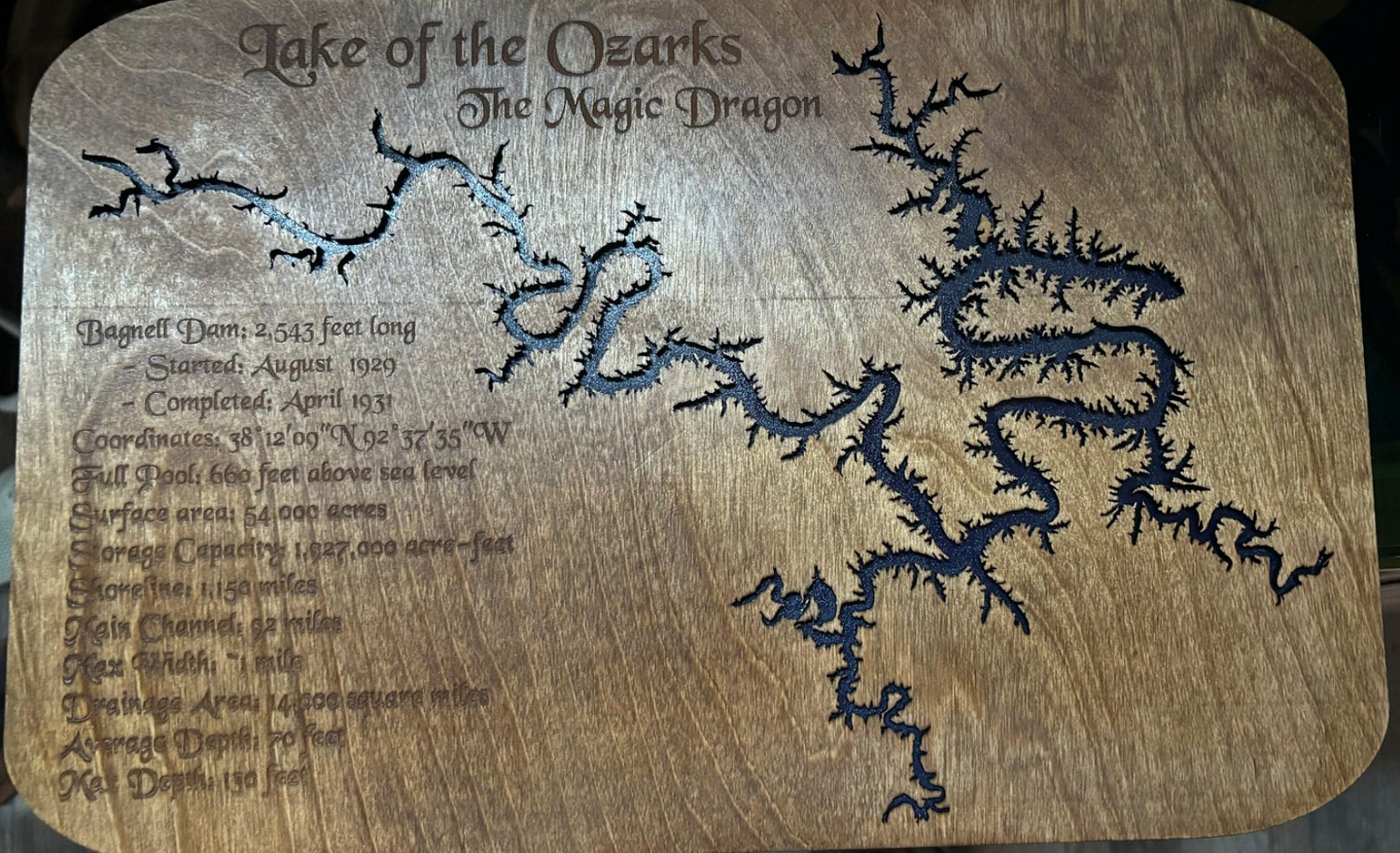 Lake of the Ozarks | Laser Cut | Sign - Etsy