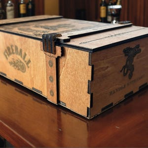 Fireball | Whisky | Liquor Box | Laser Engraved | Custom Design ...