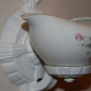Shabby Vintage Puritan Light Fixture and Vintage China Pink Roses ...