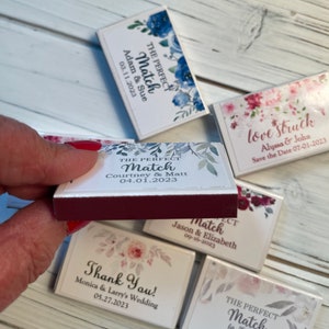 Wedding Matches, Bridal Shower Matches, Anniversary Matches, Wedding ...