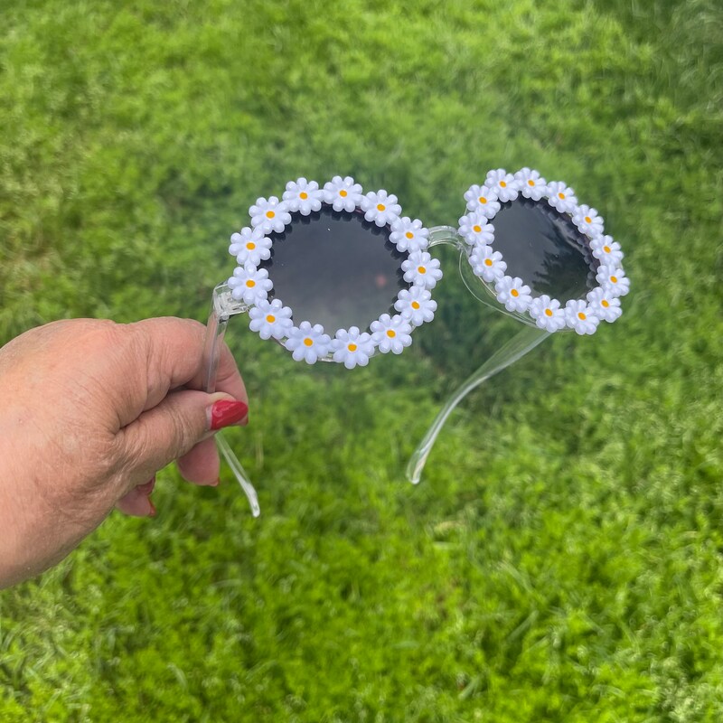 Flower Sunglasses - Etsy