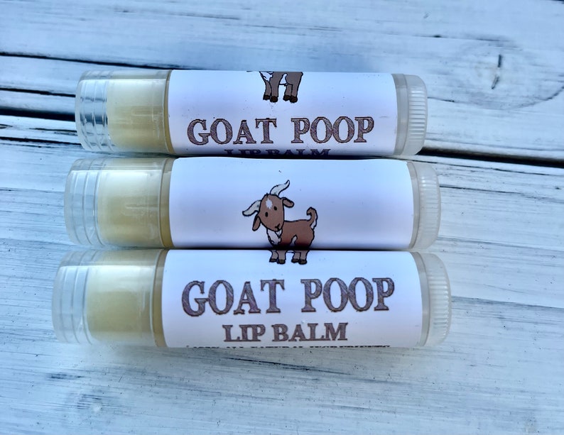 Goat Poop Lip Balm, Funny Gag Gift for Farm Girl, Goat Lover, Stocking ...
