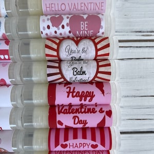 Valentine Lip Balm, Valentine You're the Balm Party Favors, Valentine ...