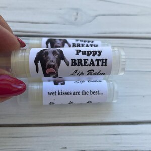 Dog Breath Lip Balm, Puppy Breath Lip Balm, Funny Gag Gift for Dog Mom ...