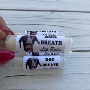 Dog Breath Lip Balm, Puppy Breath Lip Balm, Funny Gag Gift for Dog Mom ...