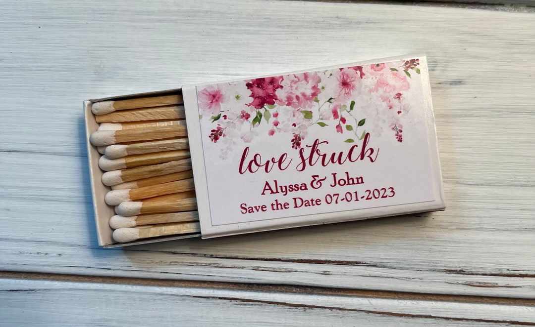 Wedding Matches, Bridal Shower Matches, Anniversary Matches, Wedding ...