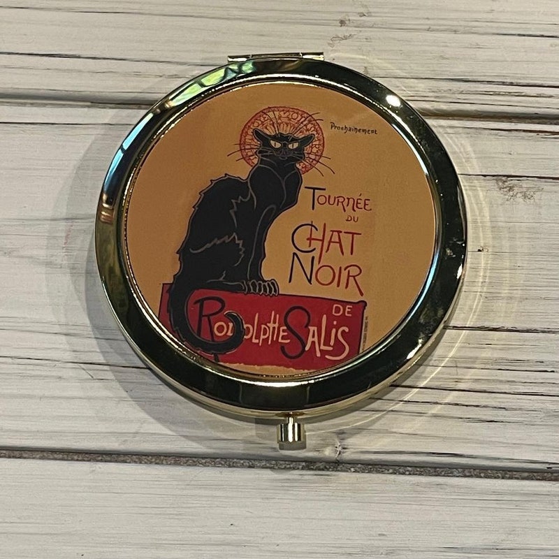 Cat Compact Mirror - Etsy