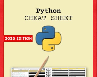 Python Basics Quick Reference Cheat Sheet | Printable PDF Coding Guide ...