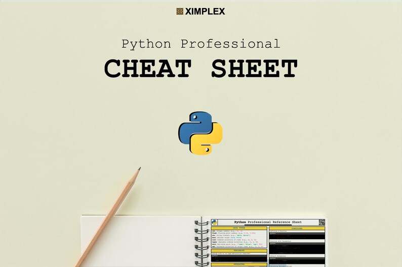 Python Programming Cheat Sheet For Beginners And Advanced Coding Quick Reference Guide Tips