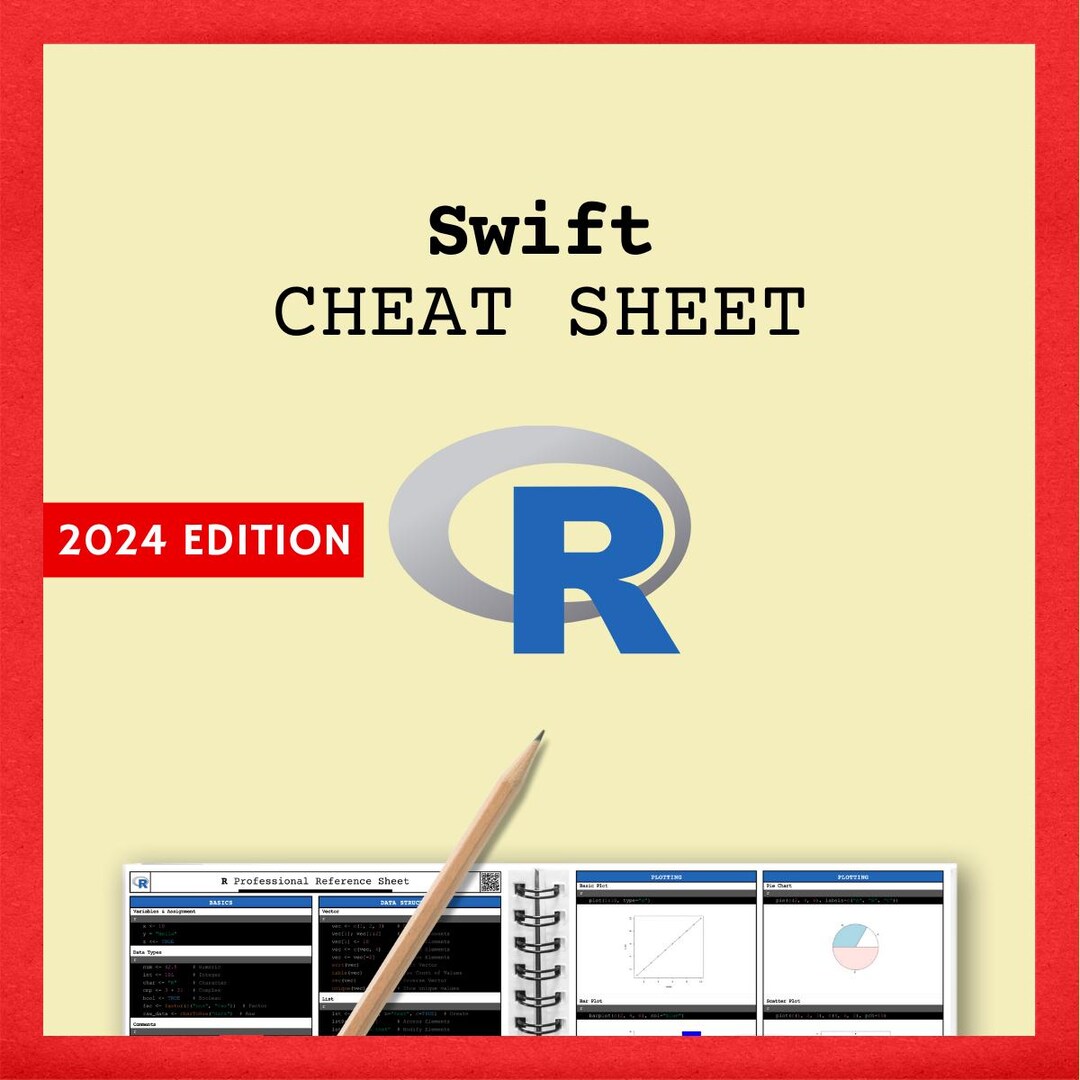 R Programming 2025 Cheat Sheet Data Analysis Visualization 0989