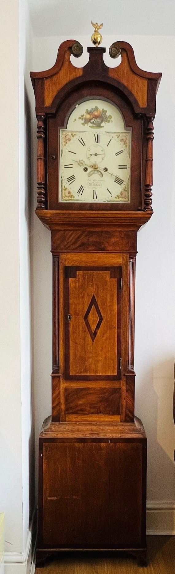 Antique Long Case Grandfather Clock 230 Years Old Made