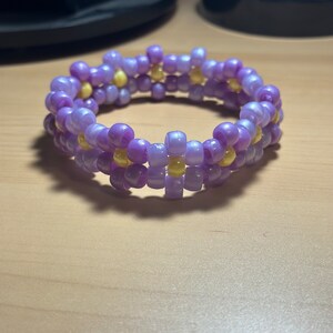 Large Flower Kandi Cuff - Etsy