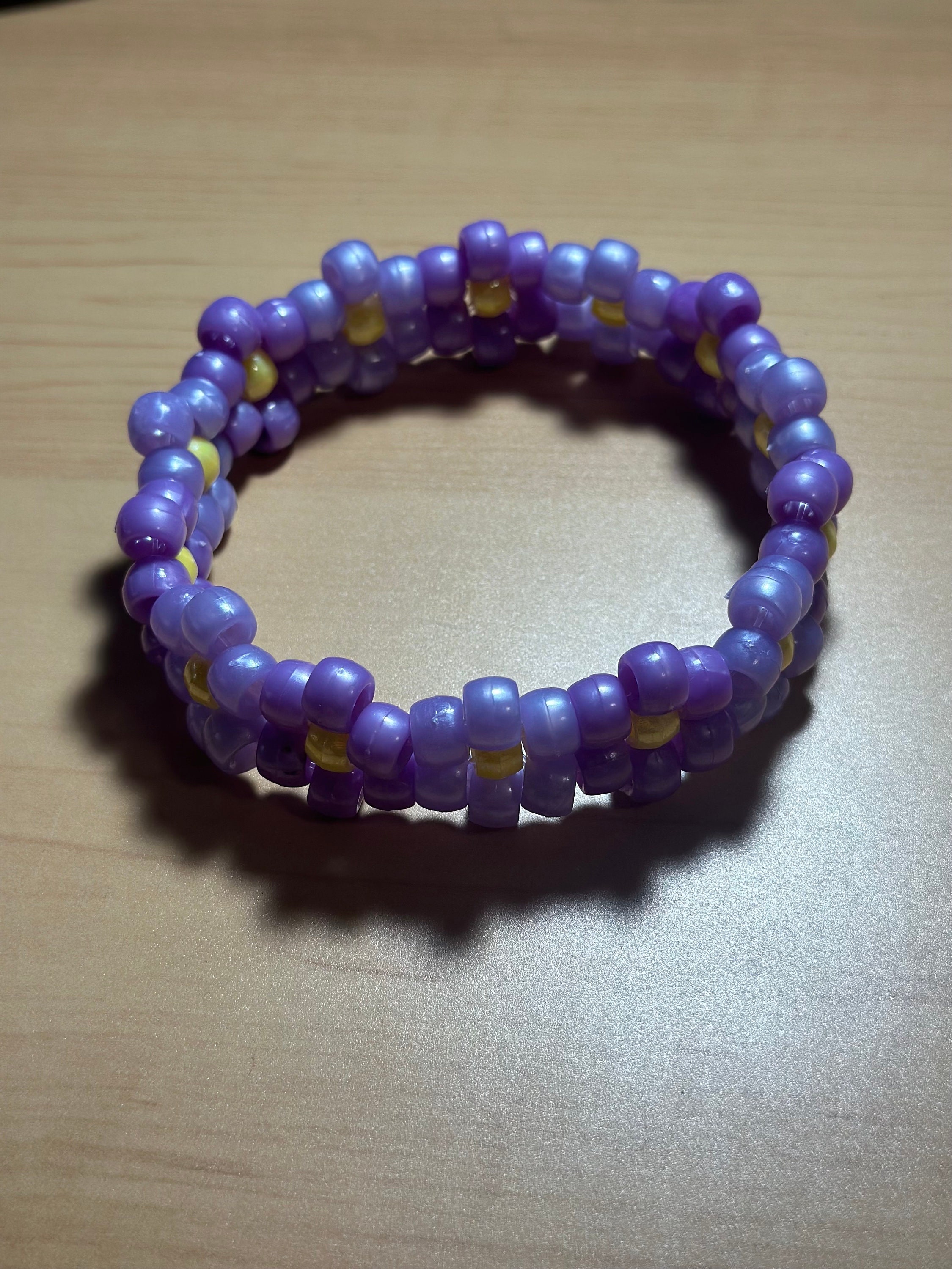 Large Flower Kandi Cuff - Etsy