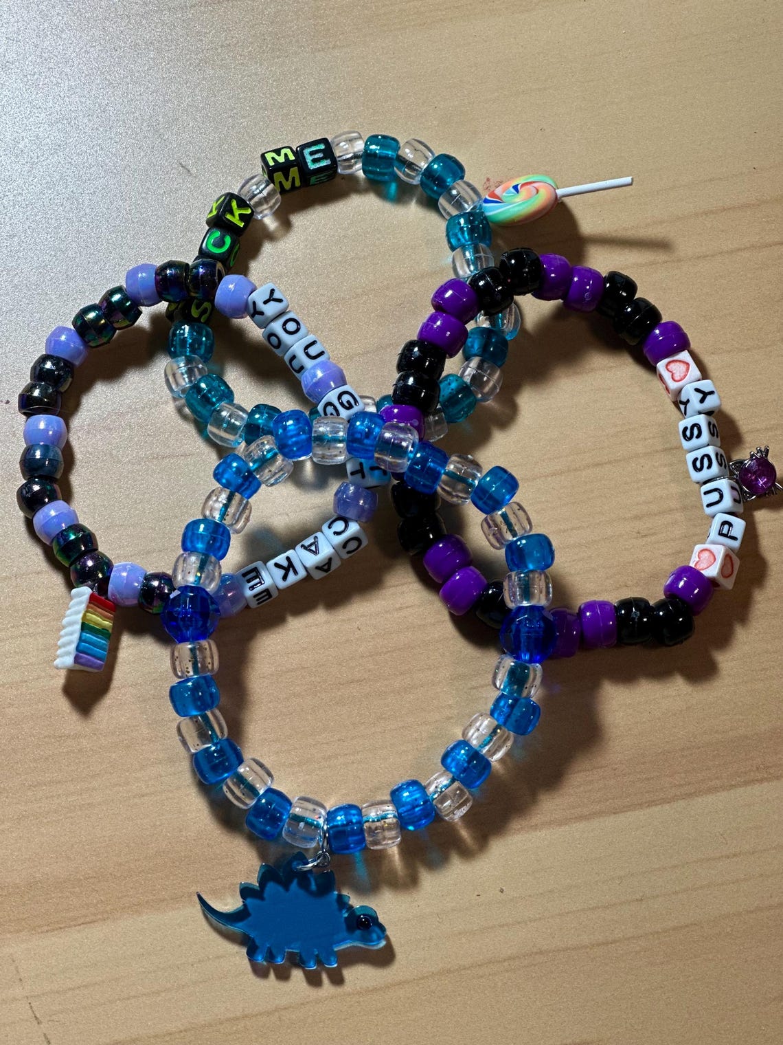 Pack of 10 Kandi Bracelets for Raves - Etsy