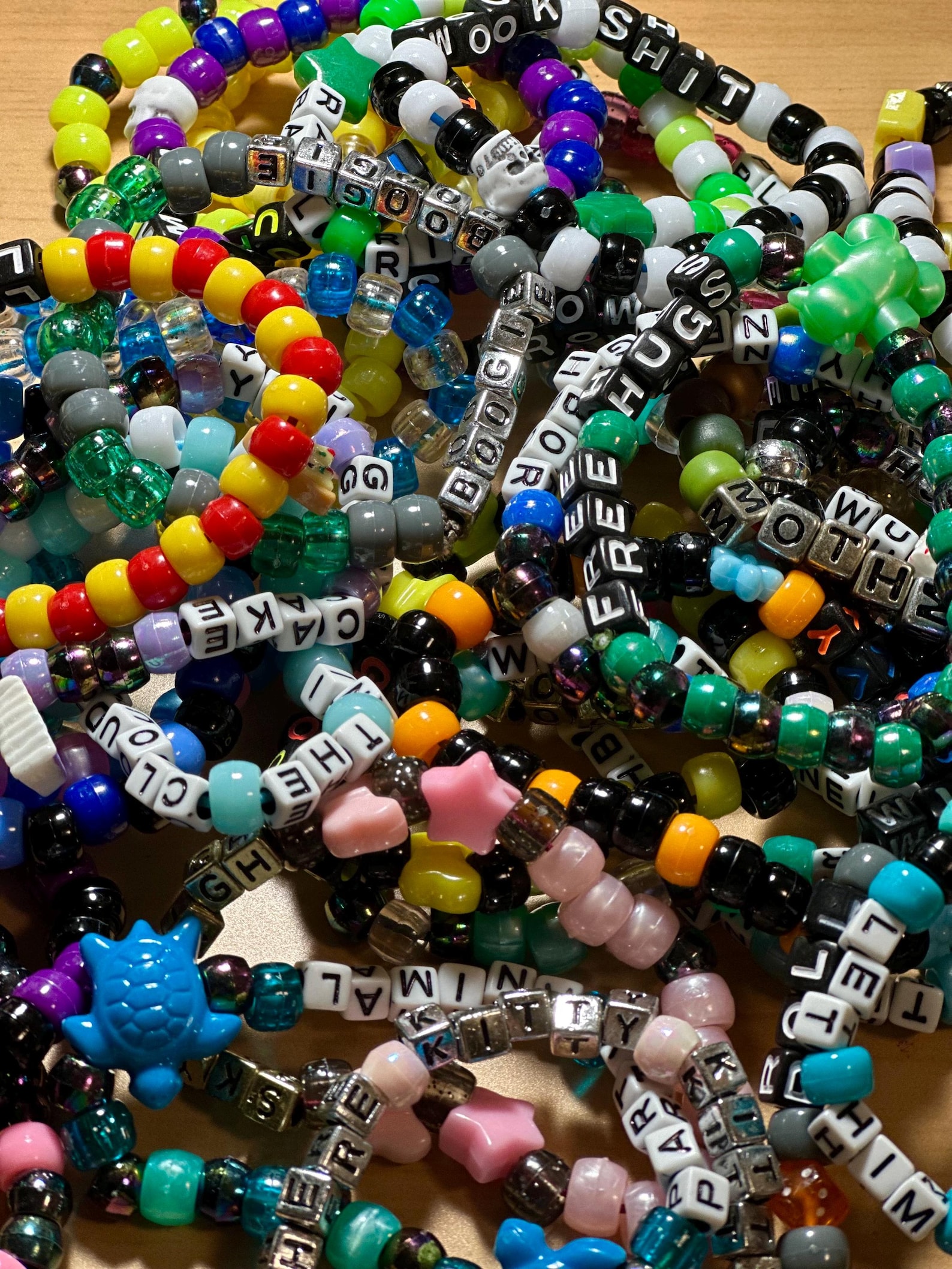 Pack of 10 Kandi Bracelets for Raves - Etsy