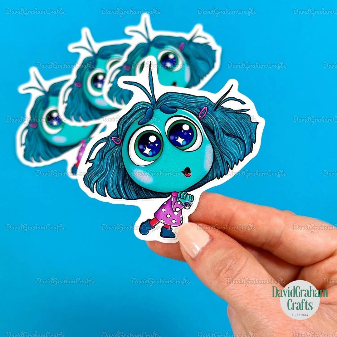 Inside Out 2 Envy Characters Sticker, Envy Inside Out Sticker, Disney ...