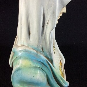 The Most Sacred Heart of Mary, Bust, Plaster, Contemplative, Devotional ...