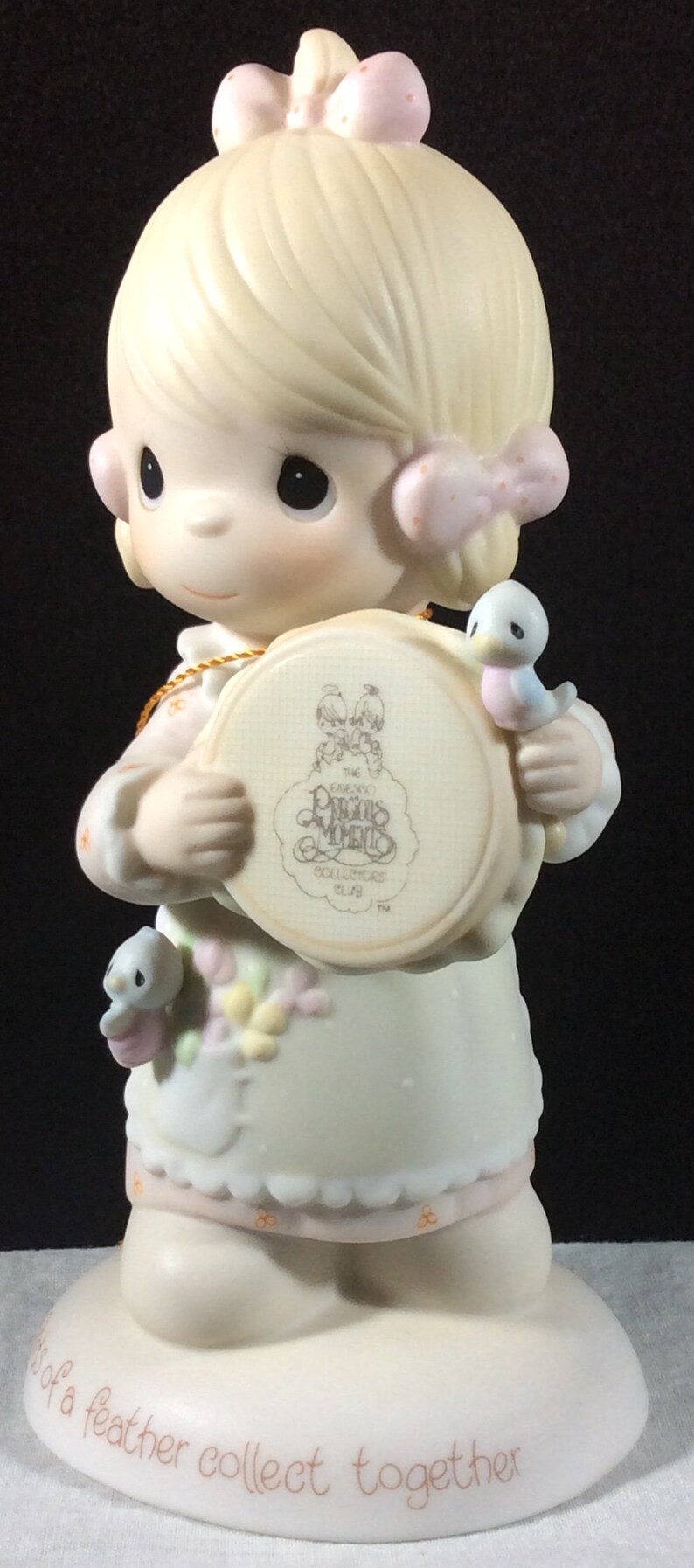 Precious Moments Birds of A Feather Collect Together1986, Young Girl ...