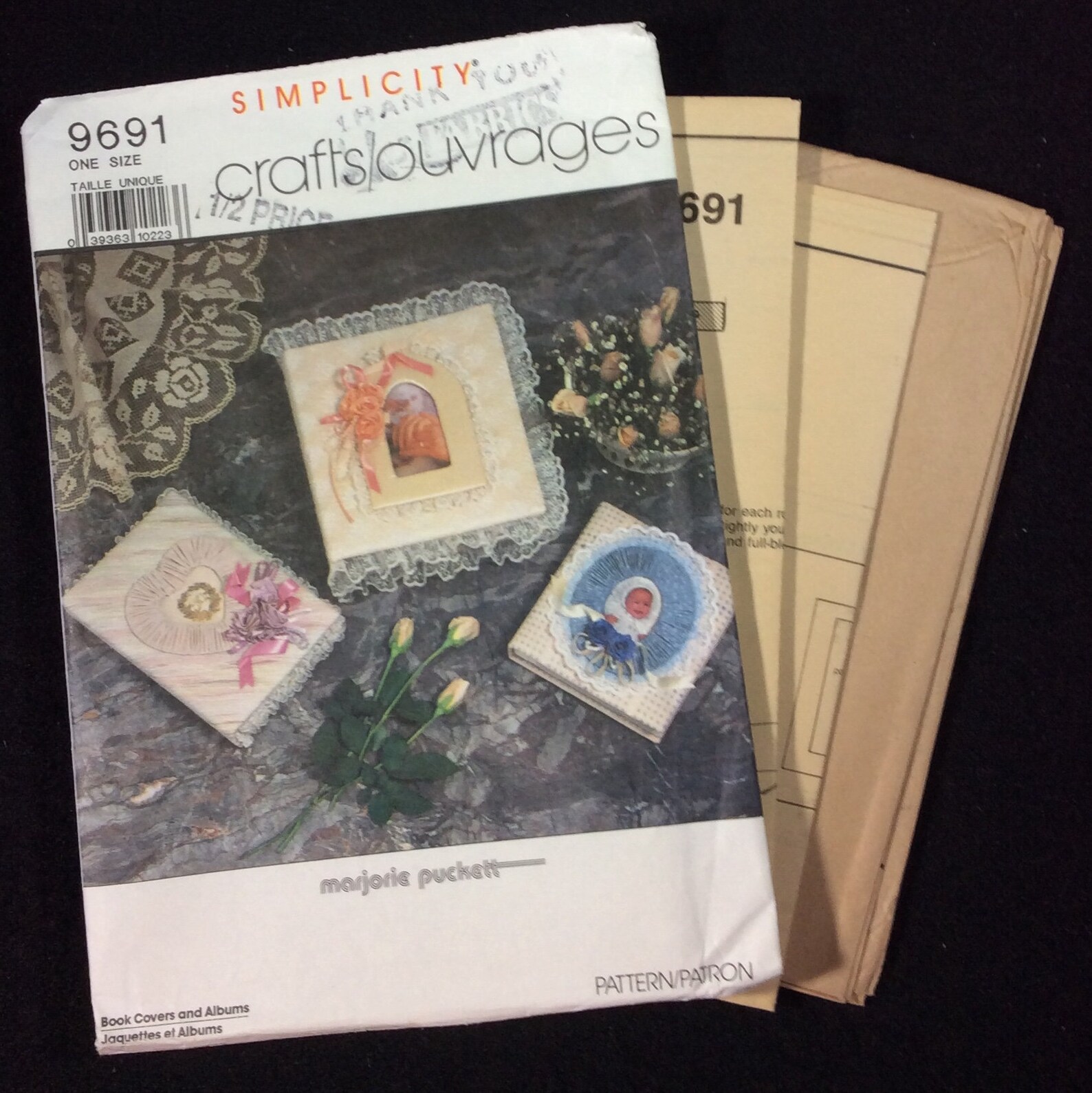 Simplicity Crafts Book Cover and Albums Pattern 9691 Marjorie - Etsy