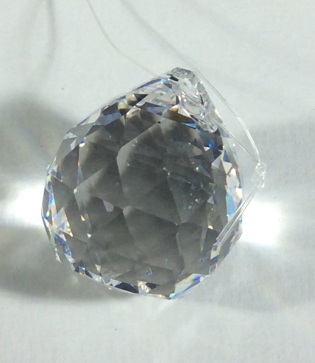 Drop Shaped Lead Crystal Ornament - Etsy