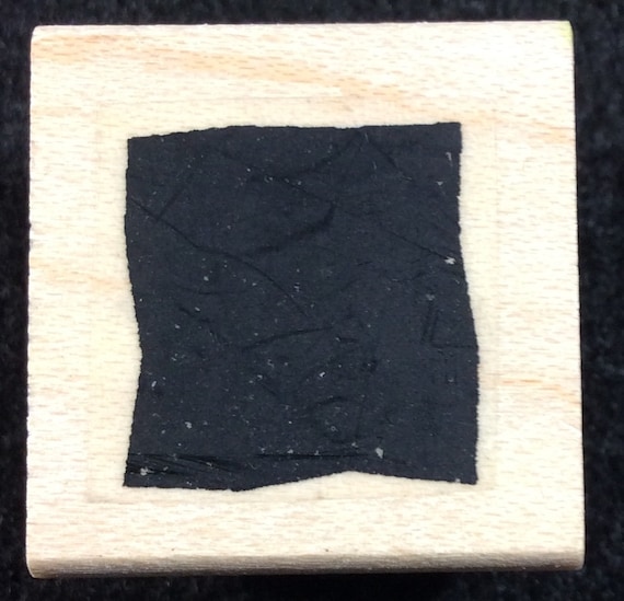 Crooked Square Wood Mounted Rubber Stamp by Endless Creations | Etsy