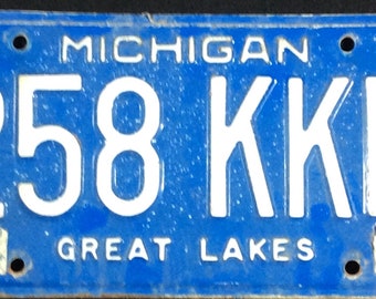 Michigan Car Plate - Etsy