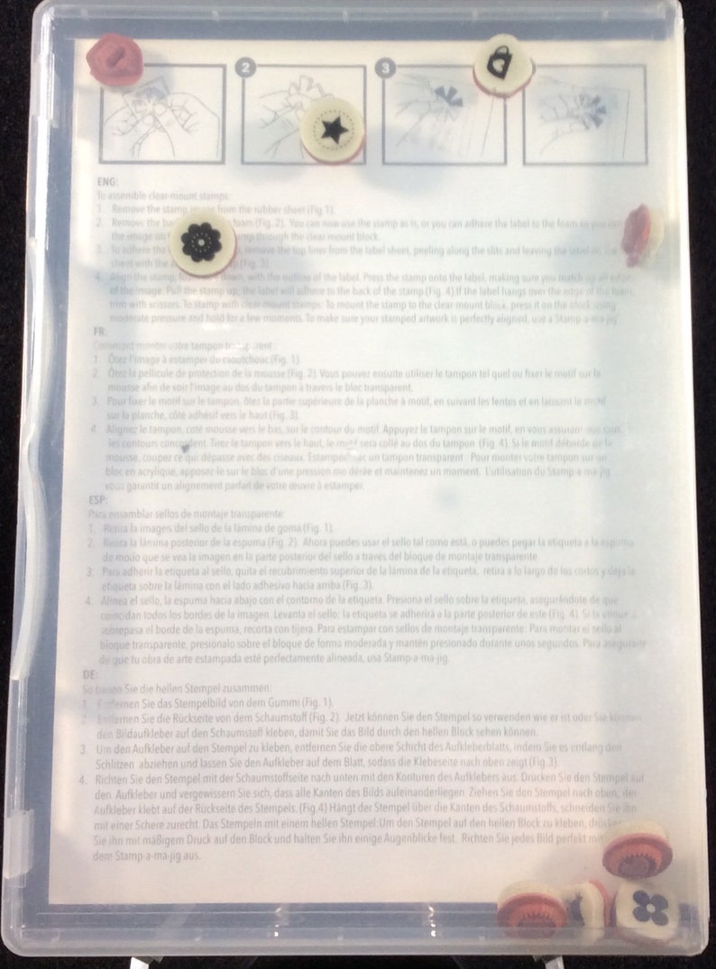 Itty Bitty Bits Cling Mount Rubber Stamp Set From Stampin Up - Etsy