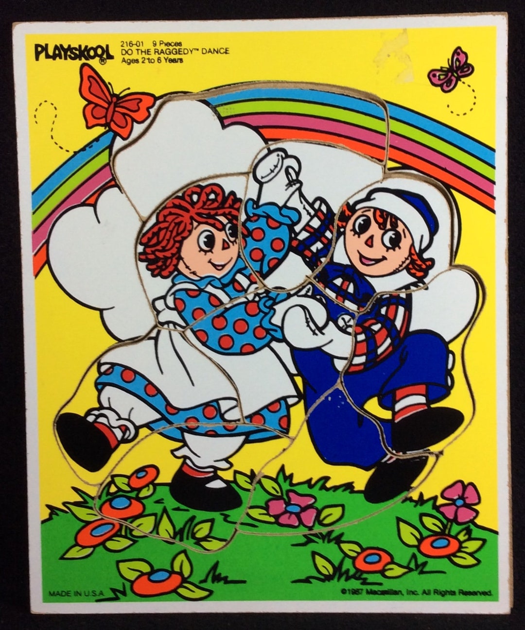 Playskool Do the Raggedy Dance, Wood Puzzle,9 Pieces, Ages 2 - 6, 216 ...