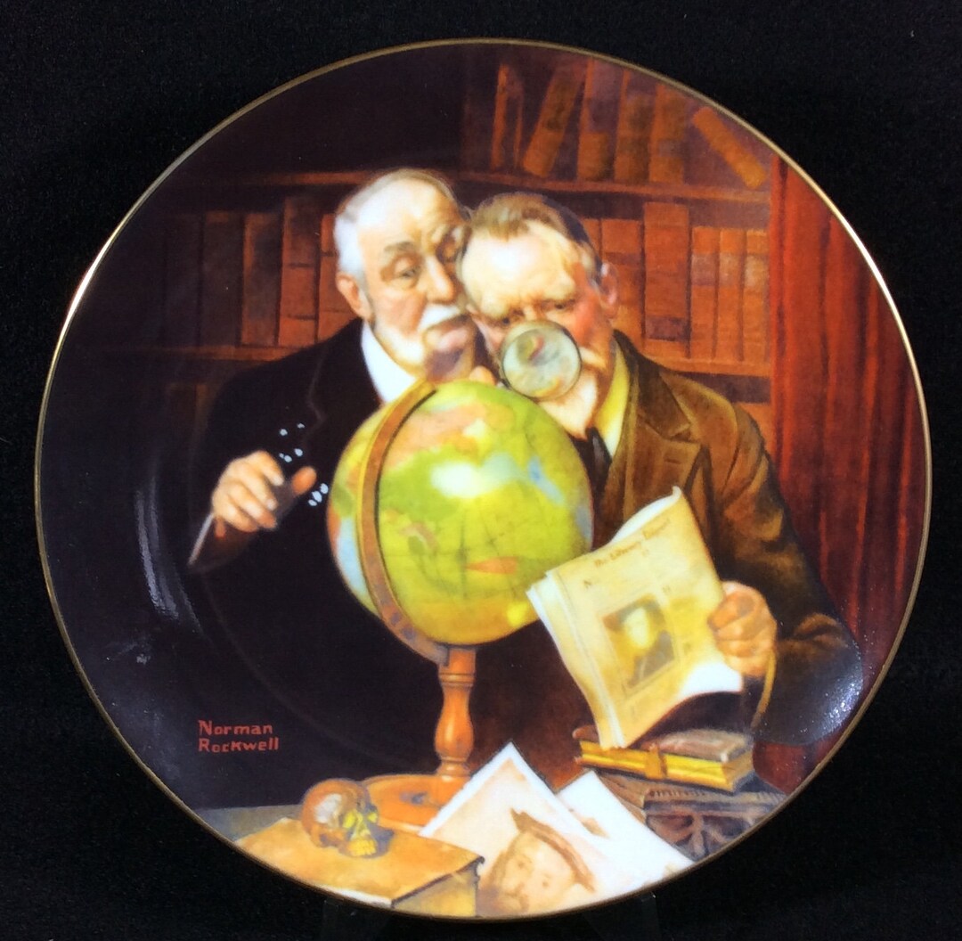 Newfound Worlds Collector Plate by Norman Rockwell for Knowles ...